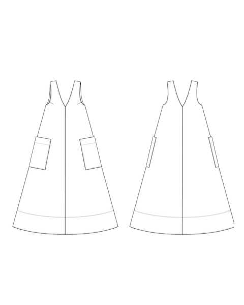 Ora Pinafore PDF Pattern Size 6-18 – Soften Studio