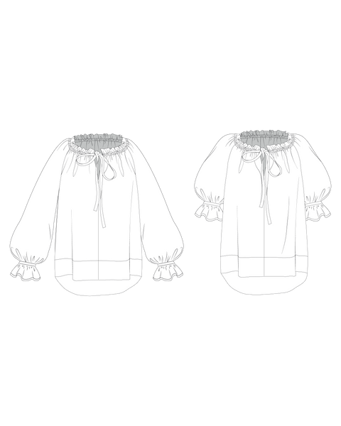 Rue Blouse PDF Pattern Size 6-24 – Soften Studio